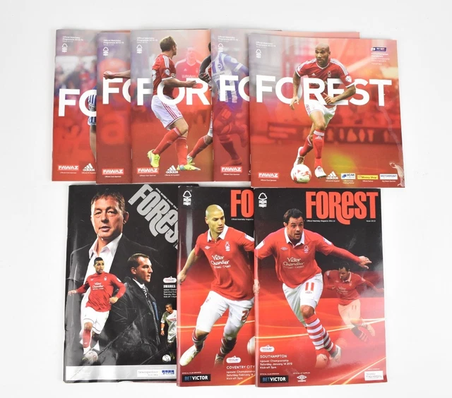 VINTAGE & MODERN Nottingham Forest F.C. Football Matchday Programmes ...