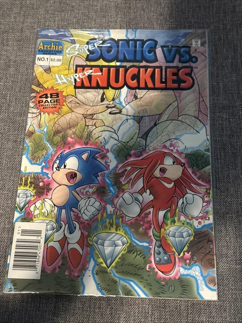 SUPER SONIC VS. Hyper Knuckles #1 Newsstand Variant (ARCHIE COMICS ...
