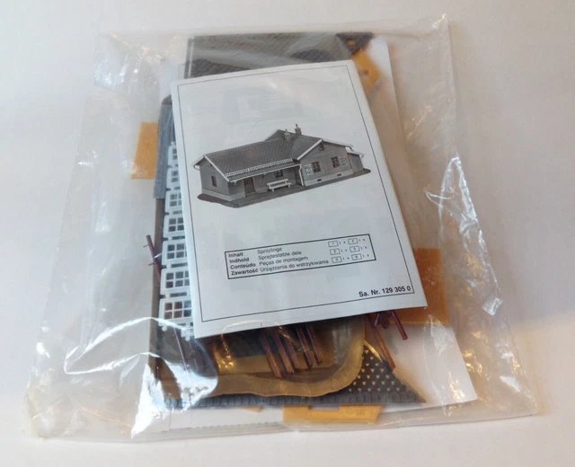 FALLER BAHNHOF HALTEPUNKT Rosenberg Mühlen Zweinitz Nebenbahn H0 HO EUR ...