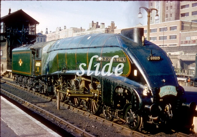 BRITISH RAILWAYS LNER 4-6-2 STEAM LOCOMOTIVE A4 60009 196x COLOUR SLIDE ...