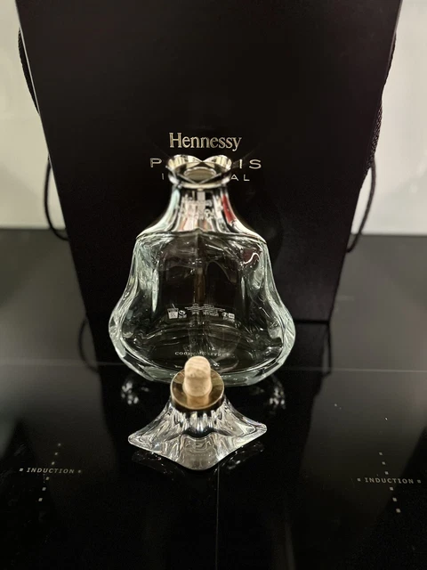 EMPTY HENNESSY PARADIS Imperial Cognac Crystal Cut Decanter W/box ...