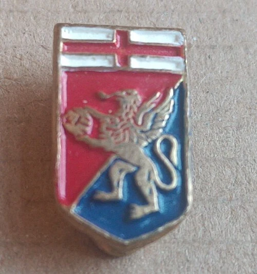 SPILLA PINS DISTINTIVO Stemma Simbolo Badge Logo Crest Club Genoa ...