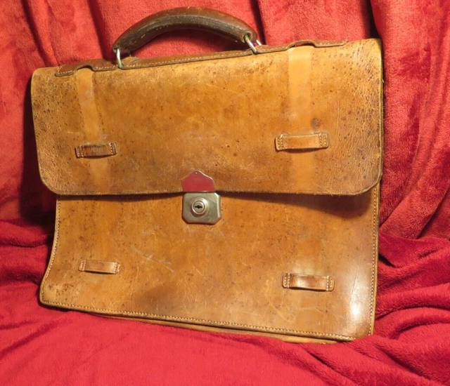 RARE SOUTH AFRICAN Police Colonel Briefcase : LEATHER : Named £52.72 ...
