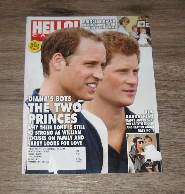 HELLO CANADA MAGAZINE PRINCE HARRY Michelle Keegan KIM Kardashian ...