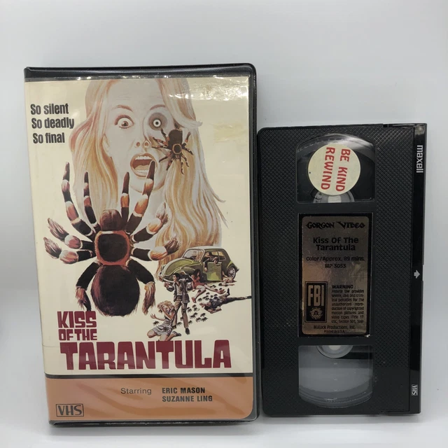 KISS OF THE TARANTULA VHS GORGON Video Clamshell Horror RARE EUR 37,43 ...
