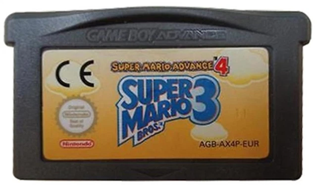 SUPER MARIO ADVANCE 4 Super Mario Bros 3 - Nintendo Gameboy Advance ...