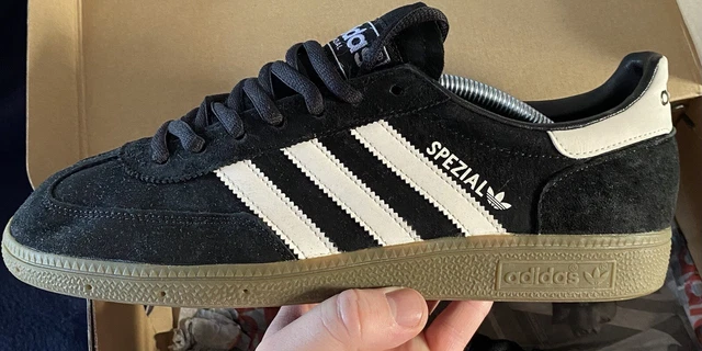 ADIDAS HANDBALL SPEZIAL 9 Black Mod Indie Terrace Football Originals ...