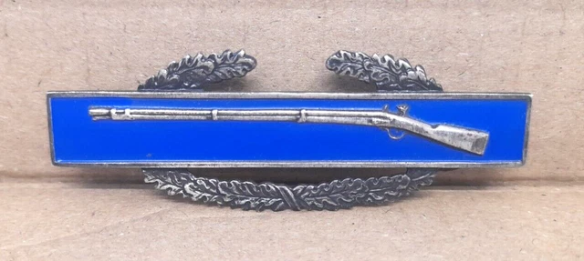 VIETNAM WAR US Army Combat Badge Pin Back Original Army Rifle Badge Pin ...