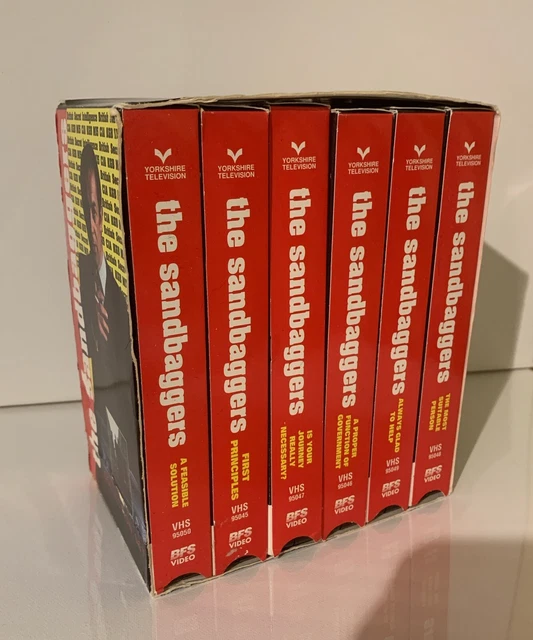 THE SANDBAGGERS 1978 TV series 1 Rare VHS box set Ian Mackintosh Roy ...