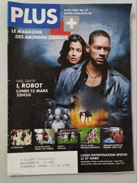 LE MAGAZINE DE Canal + Plus n°57 du 3/2006; Will Smith/ Les Oscars EUR ...