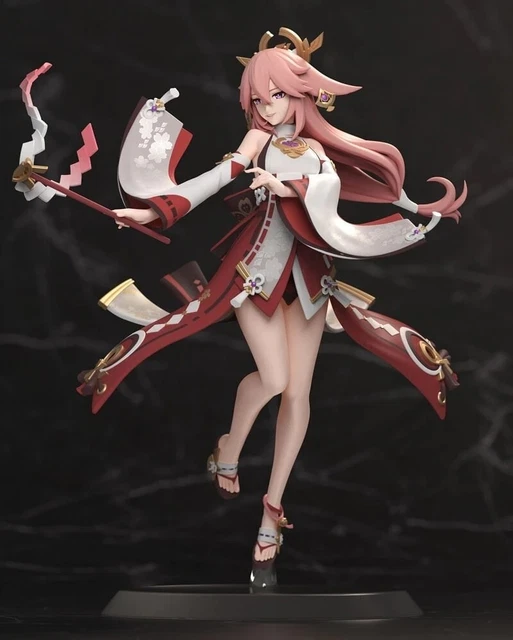 YAE MIKO V2 Genshin Impact Manga Fan Art Figure 12K Resin 3d Printed £ ...