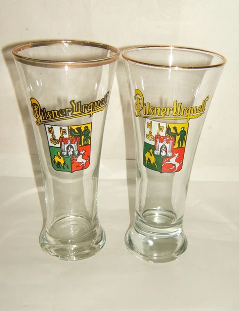 2 VERRE A Biere Publicite Pilsner Urquell 25 Cl EUR 20,00 - PicClick FR