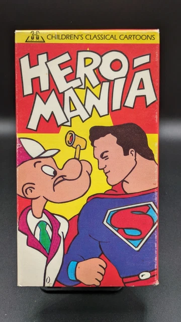 CHILDREN'S CLASSIC CARTOONS - Hero Mania (VHS) Popeye & Superman (1992 ...