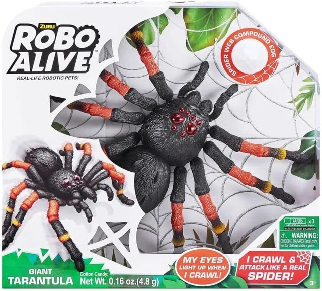 ROBO ALIVE GIANT Spider Robotic Interactive Electronic Tarantula Spider ...