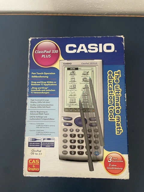 CALCULATRICE GRAPHIQUE CASIO Original ClassPad 330 Plus neuve dans sa ...