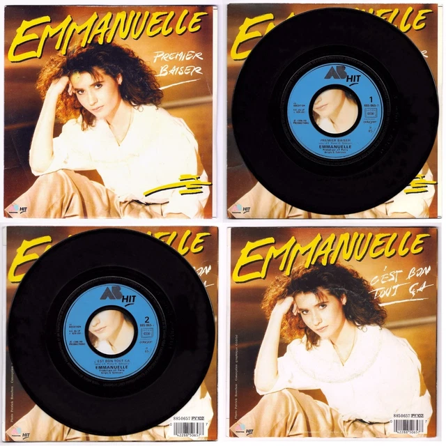 EMMANUELLE (CLUB DOROTHÉE) -45t- PREMIER BAISER / C’EST BON TOUT ÇA- AB ...