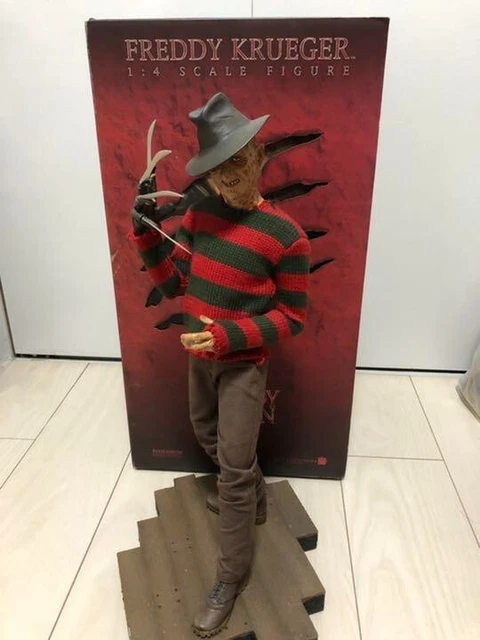 SIDESHOW PREMIUM FORMAT Freddy Krueger vs Jason Figure 1/4 Horror Icon ...