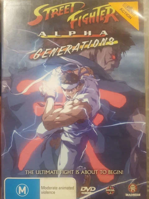 STREET FIGHTER ALPHA Generations Rare Dvd Prequel Cartoon Animation ...