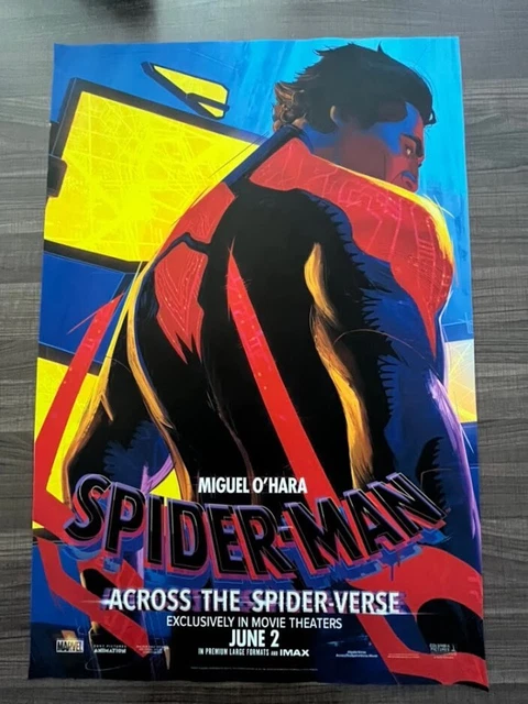 SPIDER-MAN ACROSS THE Spider-Verse 2023 Movie Poster 24 x 36" Miguel O ...