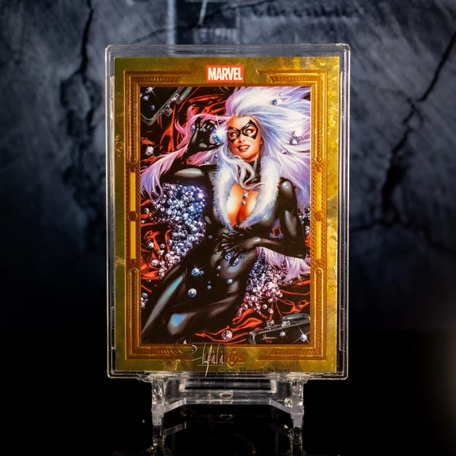 BLACK CAT 2025 Serial No. #/255 Cosmos Marvel Art Card Variant CM-AI-31 ...