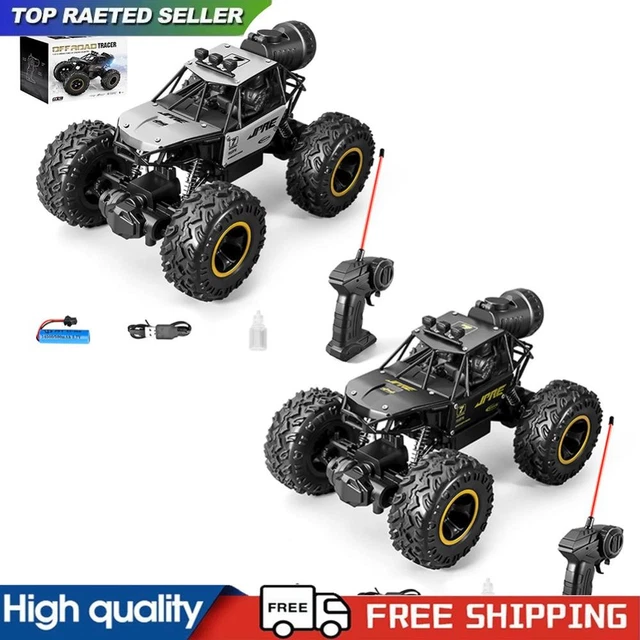 1/18 ALL TERRAIN RC Car with Spray Mist & Lights RC Truck for Kids and ...