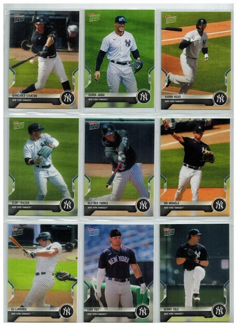2021 TOPPS NOW Road To Opening Day New York Yankees 15-Card Team Set ...