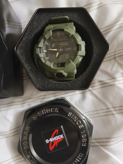 MONTRE HOMME CASIO 5522 G vert olive boîte ouverte EUR 101,04 - PicClick FR