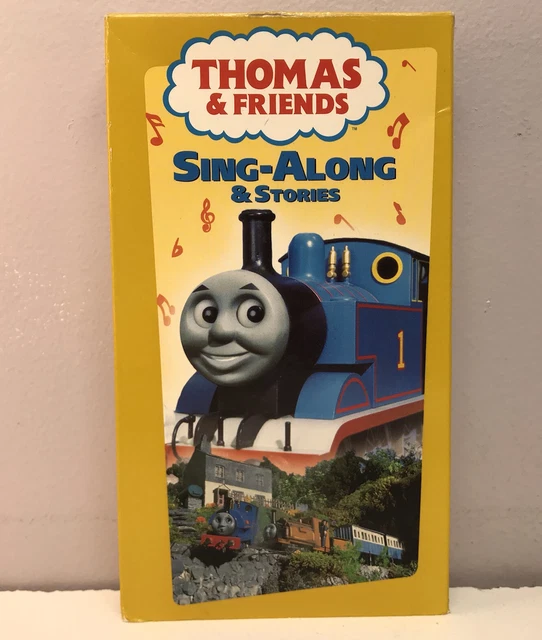 THOMAS TANK ENGINE Sing-Along VHS Video Tape Train VTG Mustard Yellow ...