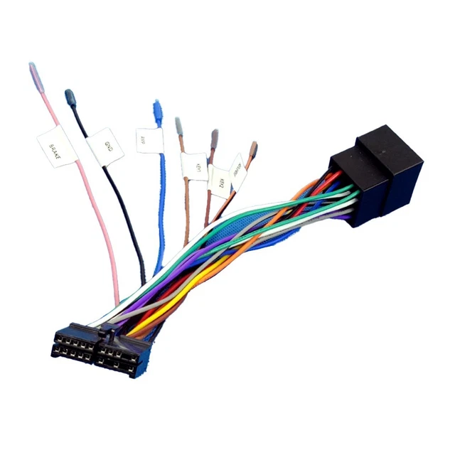 PRACTICAL 20PIN ISO Car Radio Connector Easy to Use Wiring Harness ...