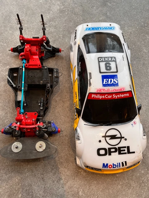 TAMIYA TA-02 TA02 1/10 RC Rally Chassis with Calibra Body Shell £63.10 ...