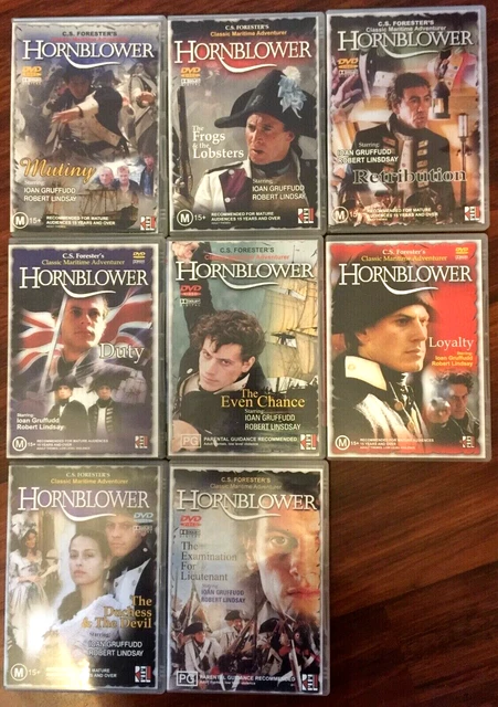 HORNBLOWER COMPLETE SERIES 1-8 The DVD Collection 1 2 3 4 5 6 7 8 ...