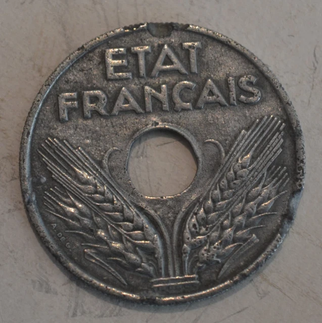 ANCIENNE MONNAIE DE 20 centimes ETAT FRANCAIS de 1944 Réf : 5556 EUR 10,00 - PicClick FR