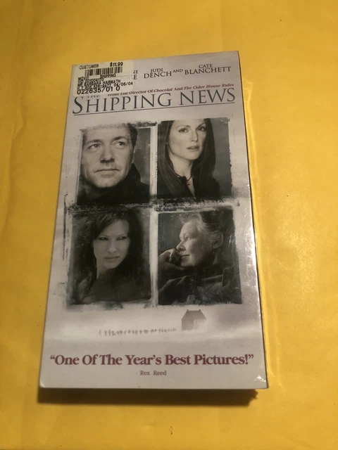 SHIPPING NEWS [ VHS 2002 ] Buena Vista ~ Starring Kevin Spacey Brand ...
