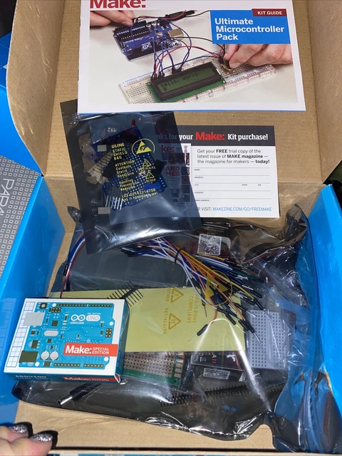 NEW ARDUINO UNO Make: Ultimate Microcontroller Pack 100+ Components ...