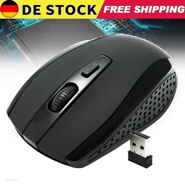 PC MAUS KABELLOS USB Wireless 2,4Ghz Mouse Computer Notebook Laptop ...