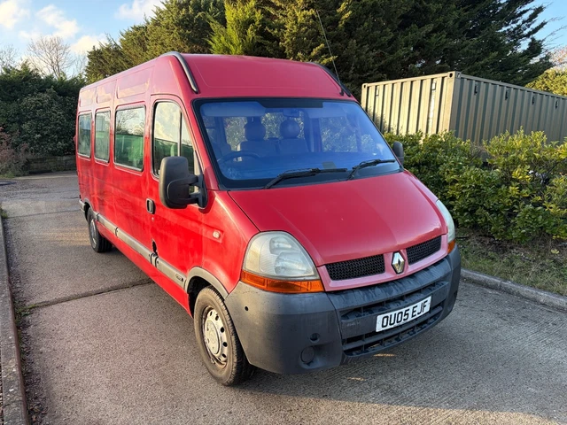 RENAULT MASTER MINI bus 9 Seater Wheel chair Access £2,790.00 - PicClick UK
