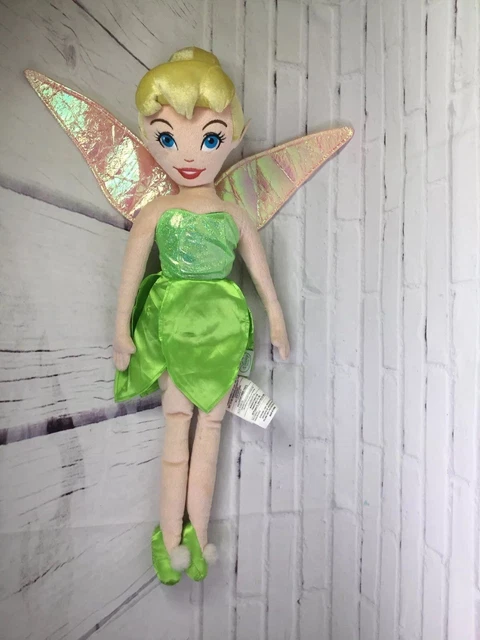 DISNEY STORE FAIRIES Tinkerbell Fairy Princess Stuffed Plush Large Big ...