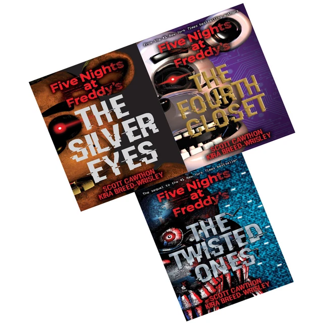SCOTT CAWTHON FIVE Nights at Freddy's Collection 3 Books Set Silver ...