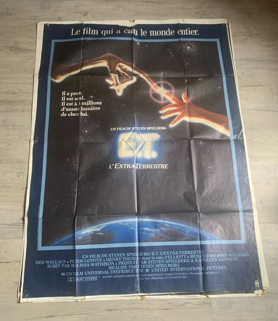 AFFICHE CINÉMA ORIGINALE FR, « E.T », 1985 EUR 50,00 - PicClick FR