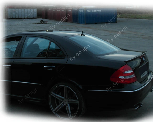 SPOILER CONVIENT POUR Mercedes W211 Peinture Obsidian Noir 2002 09 ...