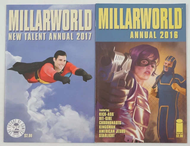 ENSEMBLE MILLARWORLD ANNUAL 2016-2017 VF/NM série complète Mark Millar ...