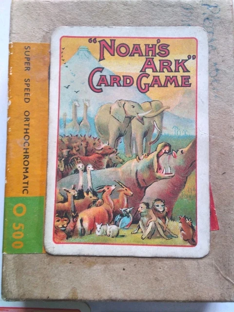 ANTIQUE NOAH'S ARK Card Game In Original Cardboard Box £16.68 - PicClick UK