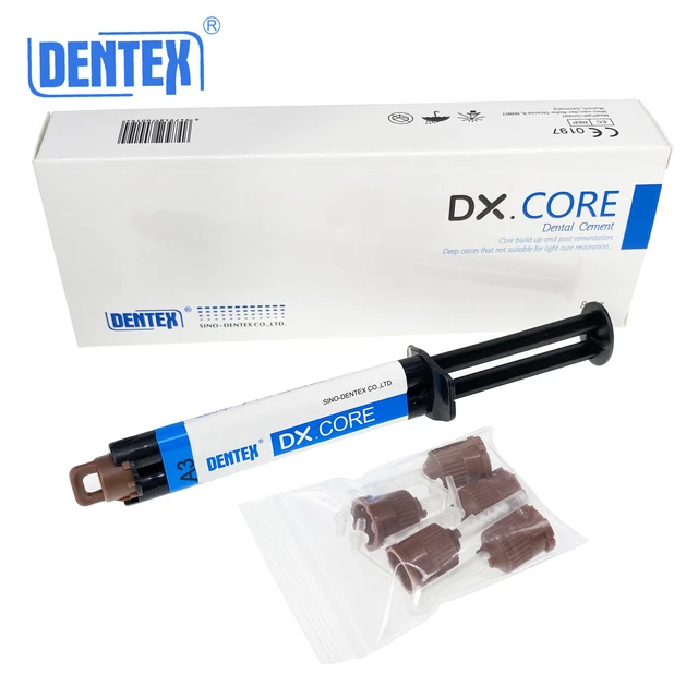 DENTAL DUAL CURE Flowable Composite Resin Refill Core Build Up 8g ...