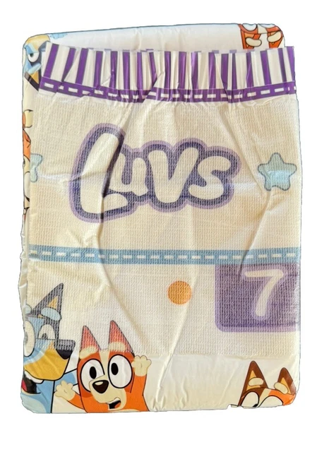 ABDL BLUEY WINDEL Diaper Custom Made - Adultbaby Größe M - Plastik mit ...