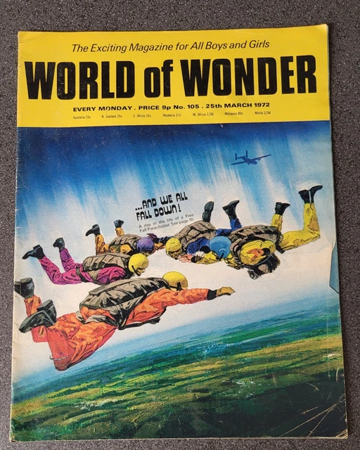 WORLD OF WONDER Magazine For Boys And Girls. 18th & 25th March 1972 ...