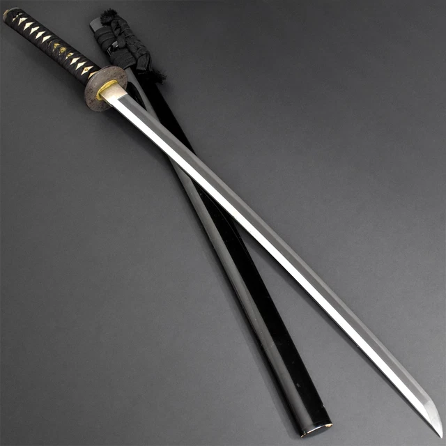 ANTIQUE NIHONTO JAPANESE LONG SWORD KATANA SUKESADA 祐定 signed w ...