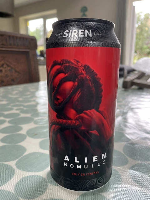 ALIEN ROMULUS 2024 Movie UK Siren Craft Beer Can tin empty Limited ...