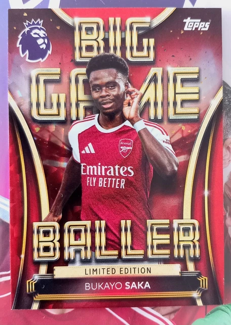 TOPPS PREMIER LEAGUE 2026 - Bukayo SAKA -BIG GAME BALLER £1.68 ...