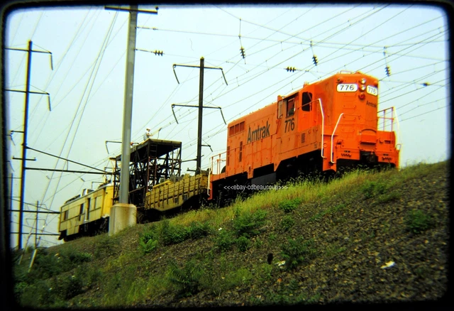ORIGINAL EISENBAHNRUTSCHE OSLD Amtrak AMT 776 Drahtzug Elizabeth NJ 8/30/78 EUR 3,71 - PicClick DE