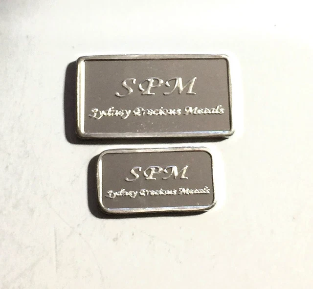 3 GRAMS 999 Pure Silver (approx) Bullion Ingots Sydney Precious Metals ...